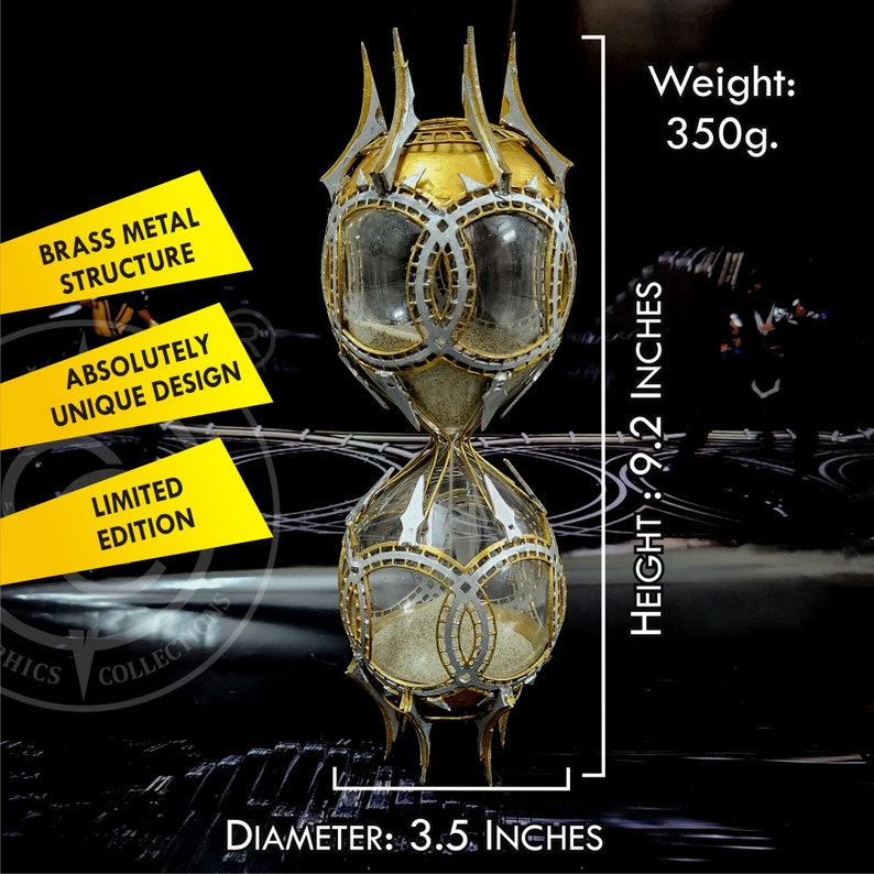 Kronika Hourglass Replica: Mortal Kombat 11 Hour Glass , Brass ...