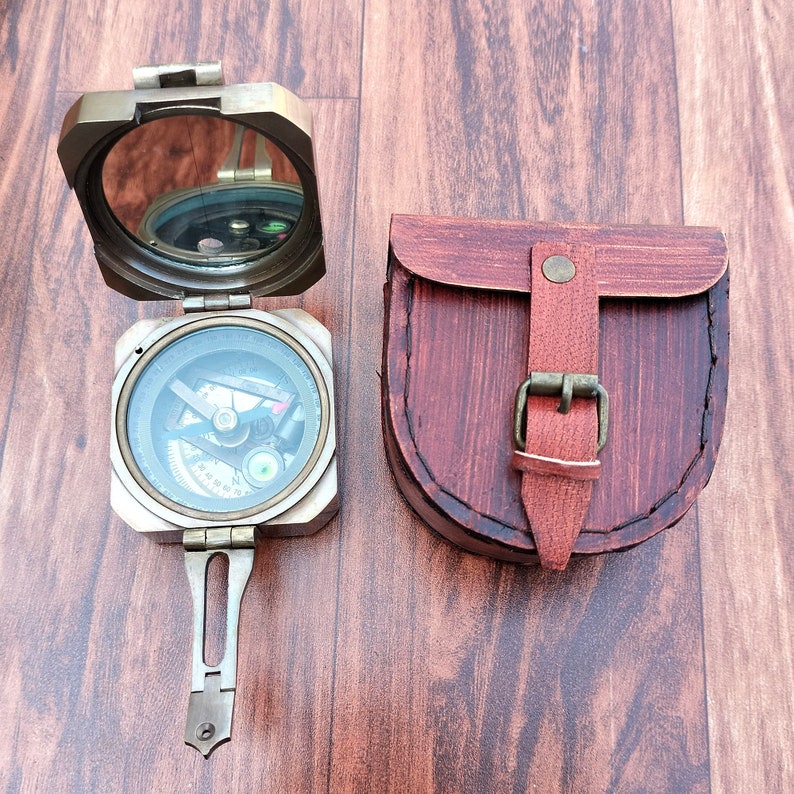 Kelvin & Hughes 1917 Square Antique Brunton Compass Surveying - Etsy