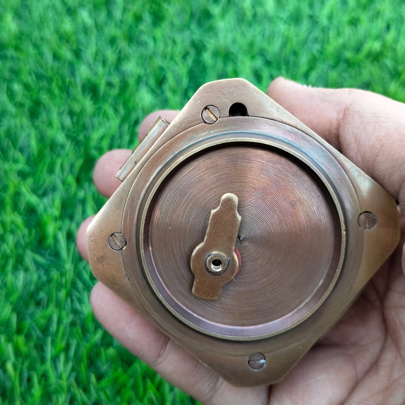 Kelvin & Hughes 1917 Square Antique Brunton Compass, Surveying or ...