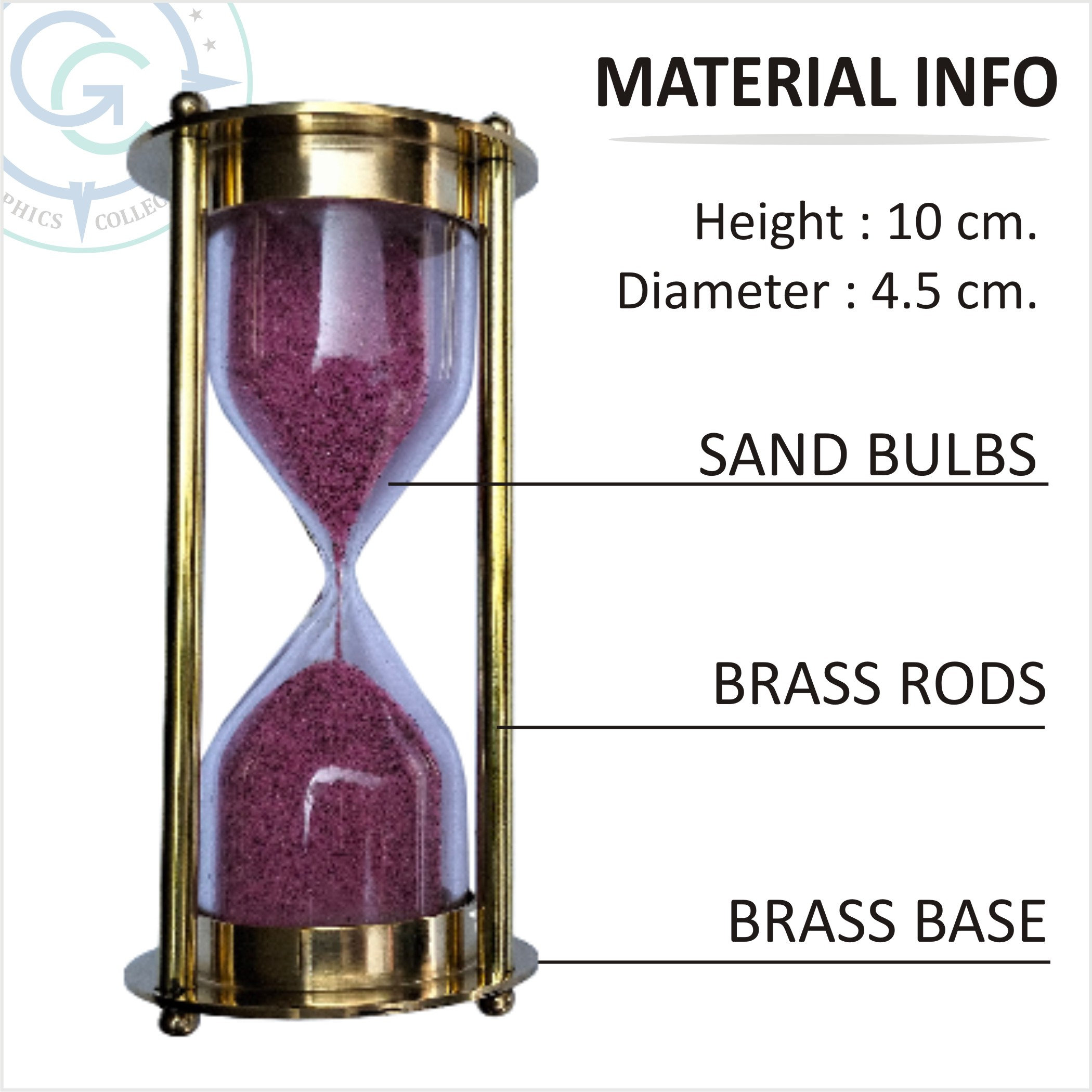 Sand Timer / Hourglass Brass Vintage Style Made for Royal Navy - Etsy