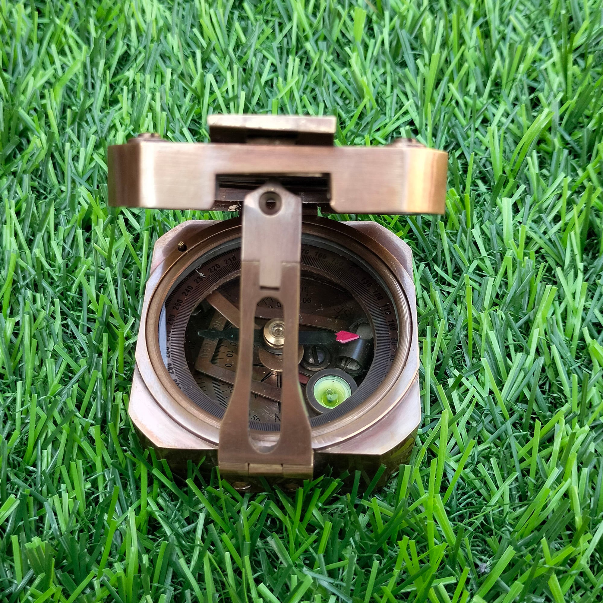 Kelvin & Hughes 1917 Square Antique Brunton Compass, Surveying or ...