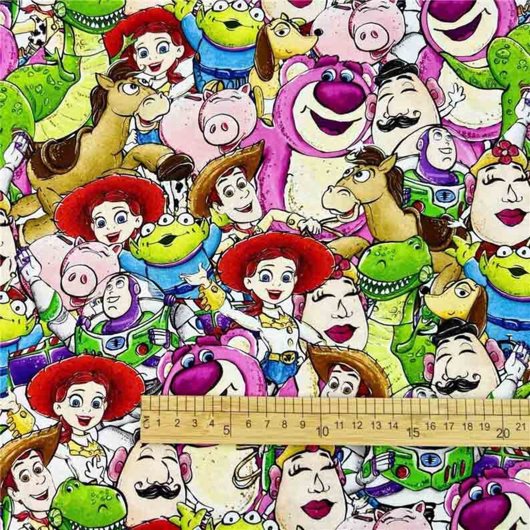 Toy Story Fabric Buzz Lightyear Fabric 100% Cotton Fabric - Etsy