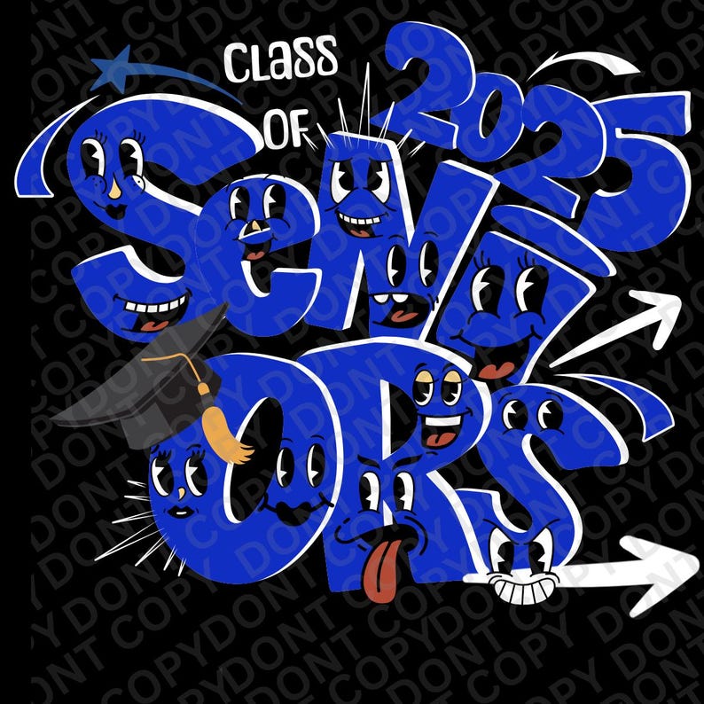 CLASS OF 2025 PNG - Etsy