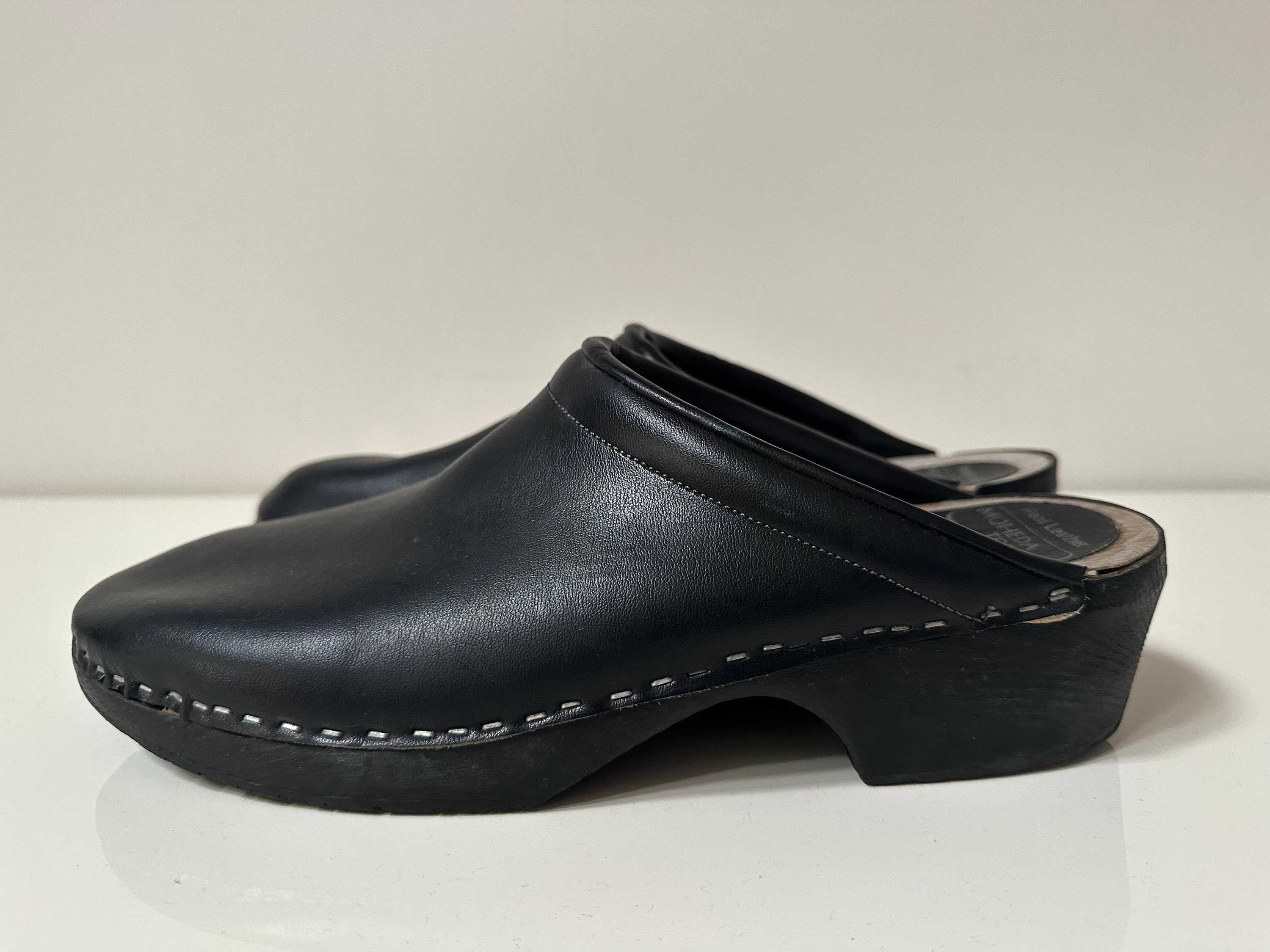 Original Swedish Clogs by Moheda Tofeln Made in Sweden Black Wooden ...