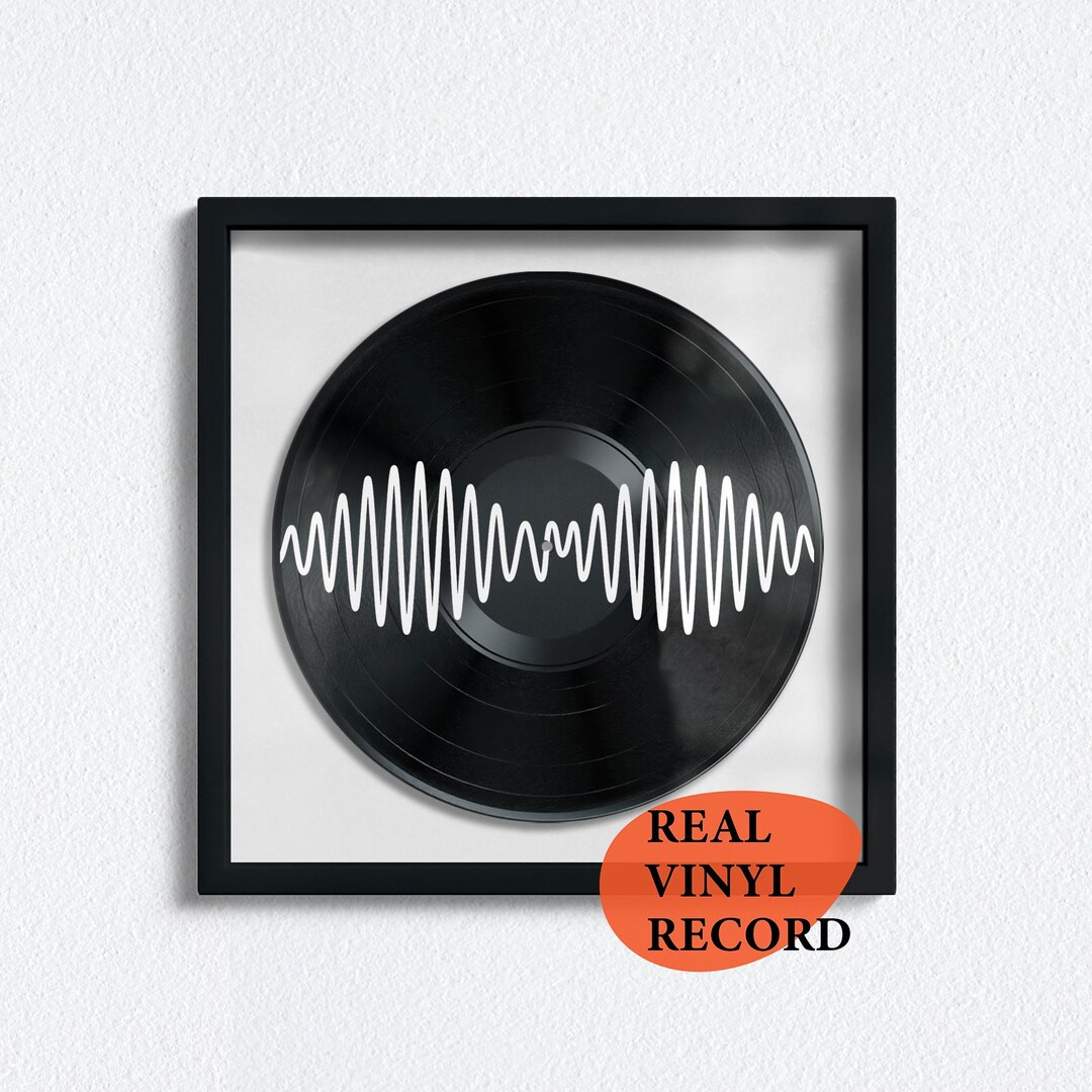 Arctic Monkeys AM Album Cover Poster Printed on Real Vinyl Record ...