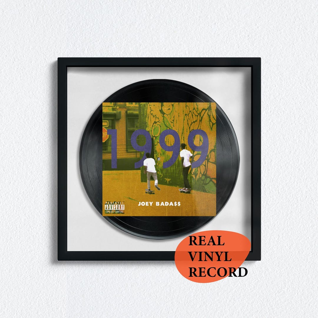 Joey Badass 1999 Album Cover Poster Printed on Real Vinyl Record, Vinyl ...