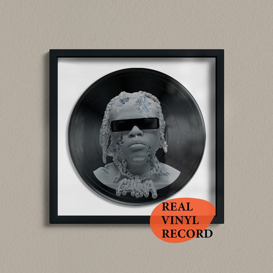 Gunna Ds4ever Album Cover Poster Printed on Real Vinyl Record, Vinyl ...