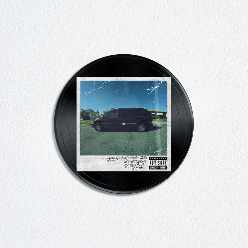 Personalized Album Cover Poster Printed on a Real Vinyl - Custom Music ...