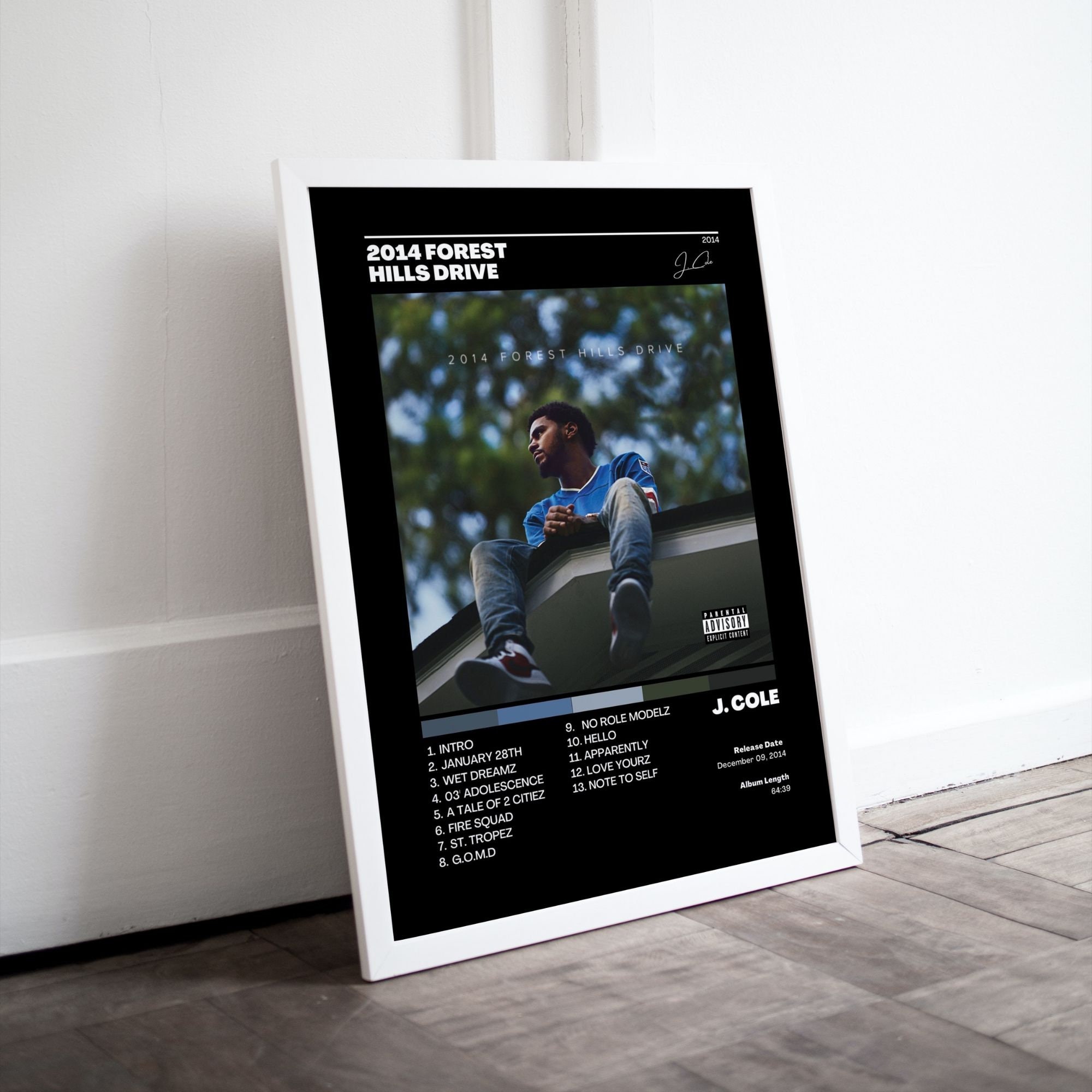 J. Cole - 2014 Forest Hills Drive | Album Cover Poster Designed & Sold ...
