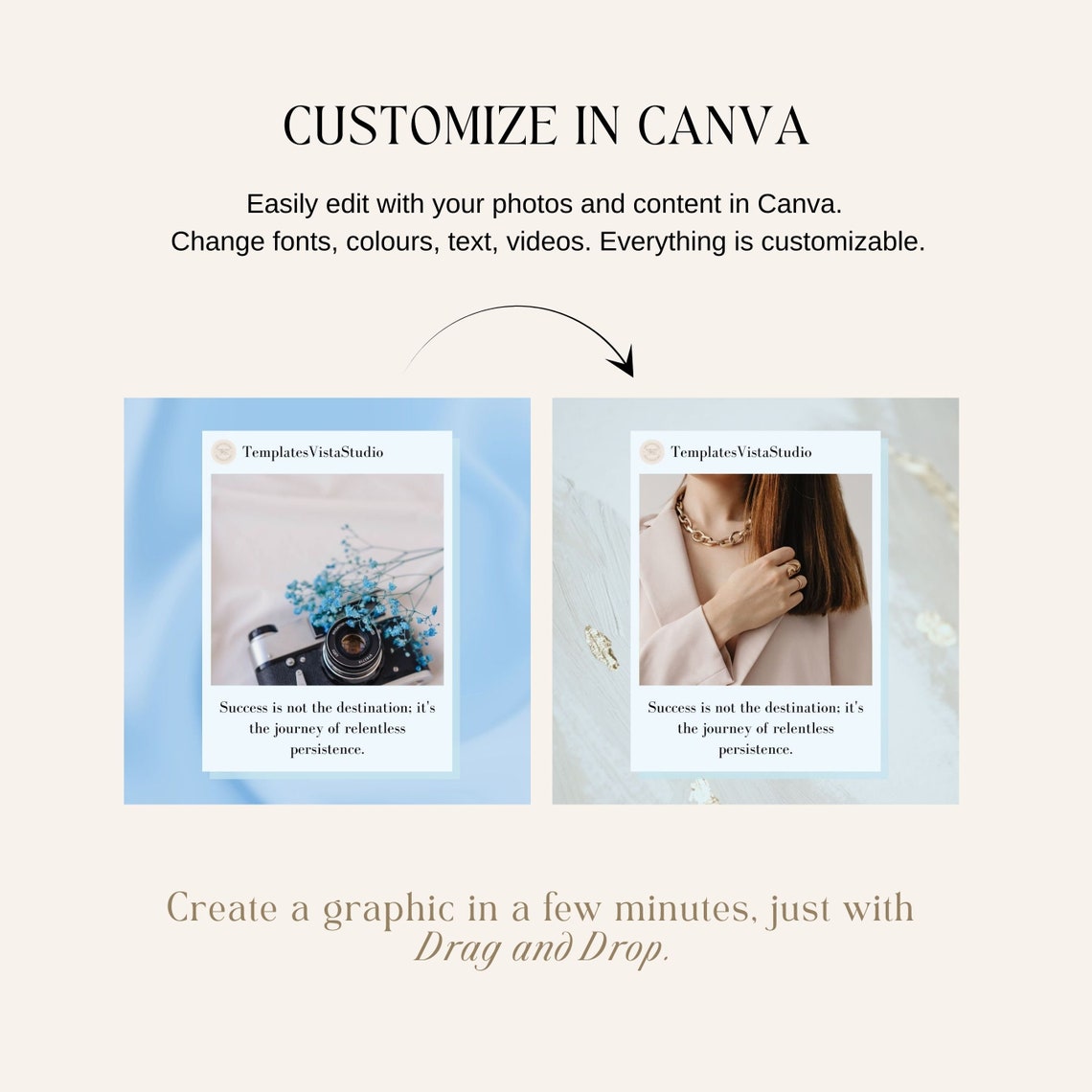 80 Blue Instagram Posts Bundle, Instagram Story Templates, Elegant ...