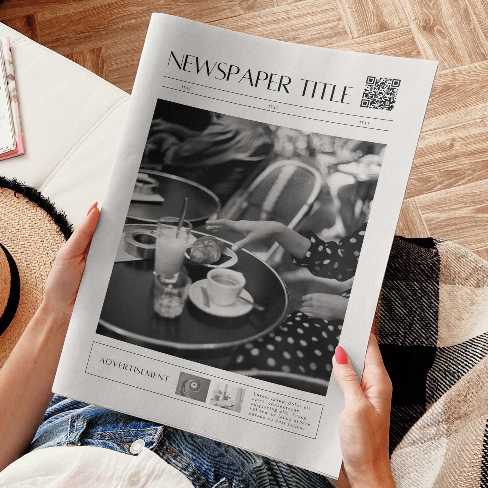 Newspaper Canva Template, Newspaper Printable, Editable Newspaper, DIY ...