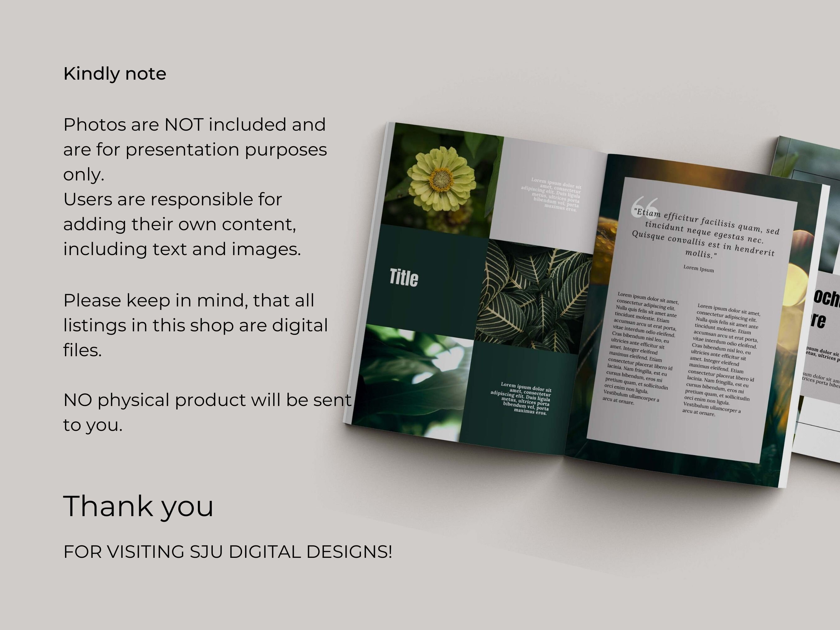 Canva Template Ebook, Magazine Template, Booklet Template: Create ...