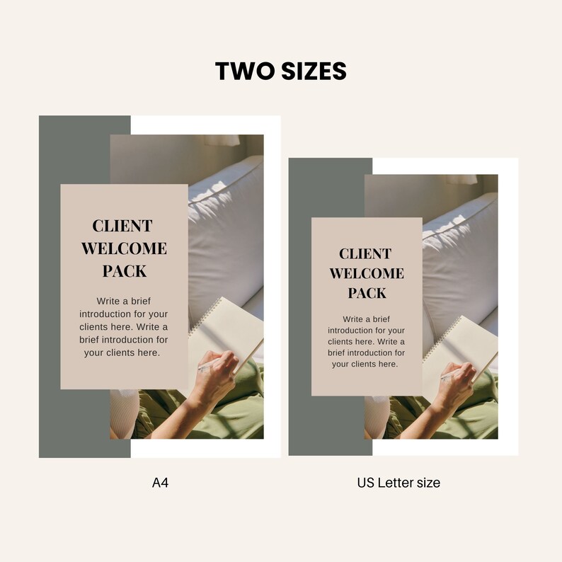Client Welcome Pack Canva Template, Editable Business Onboarding Kit ...