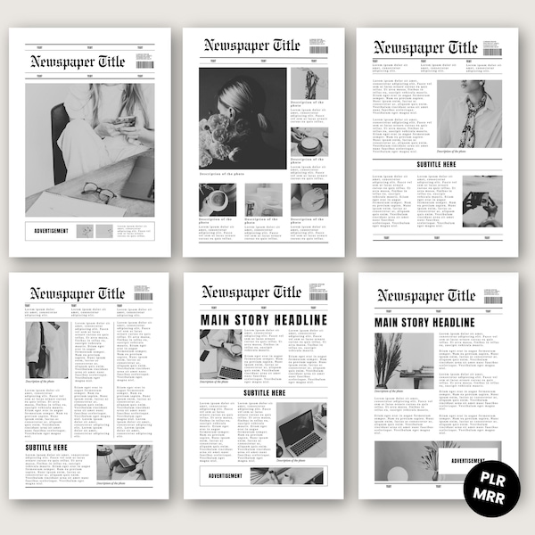 Mrr Newspaper - Etsy