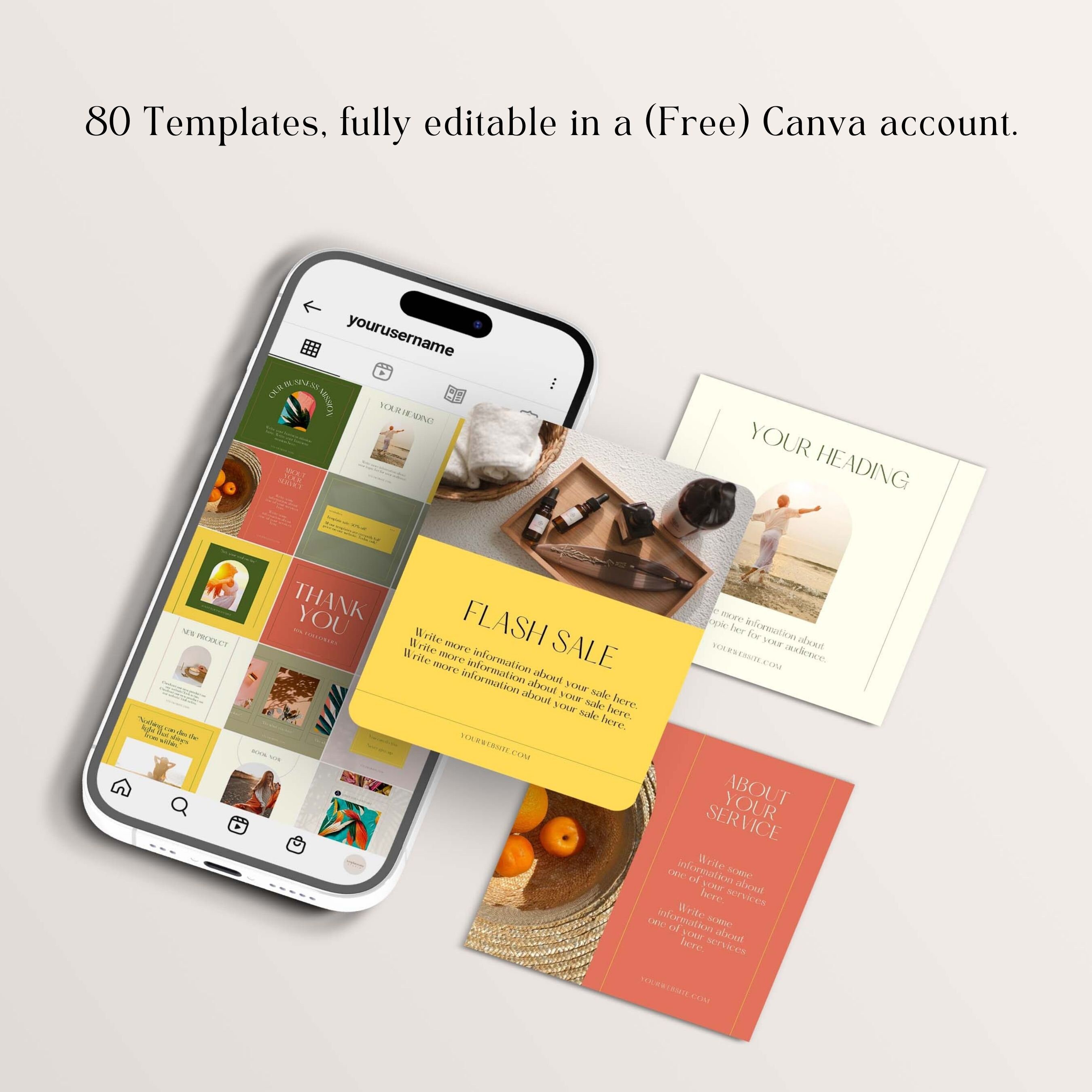 Colorful Instagram Posts Templates, Instagram Story Templates, Vibrant ...