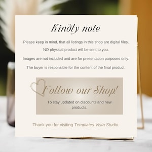 Follow Us Poster Template, Canva Social Media Printable Sign, Small ...