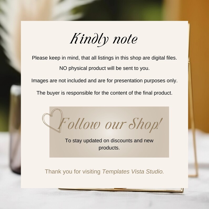 Follow Us Poster Template, Canva Social Media Printable Sign, Small ...