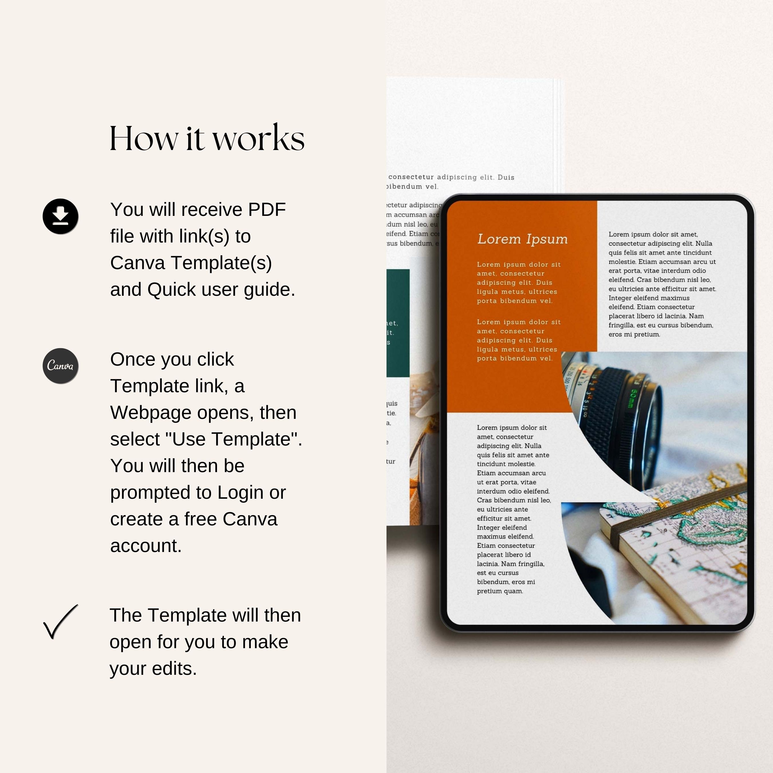 E Book Template PLR, Canva Magazine Template, Lead Magnet PLR, Green ...