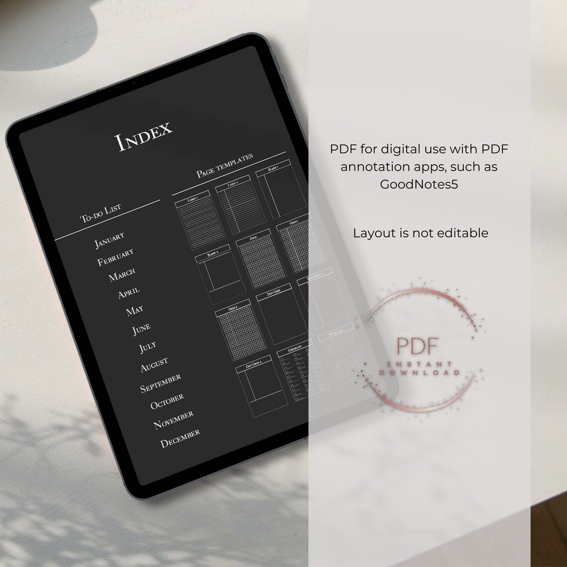 Digital Checklist for Goodnotes to Do List Digital Hyperlinked Daily ...
