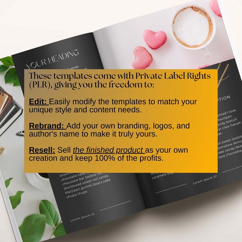PLR Canva Template | Ebook Cover | Worksheet Template | Workbook ...