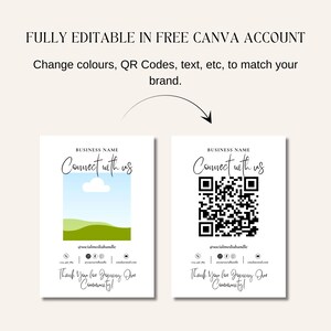 Small Business Sign Bundle Editable, Price List, Scan to Pay, Printable ...