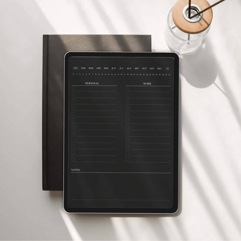 Digital Checklist for Goodnotes to Do List Digital Hyperlinked Daily ...