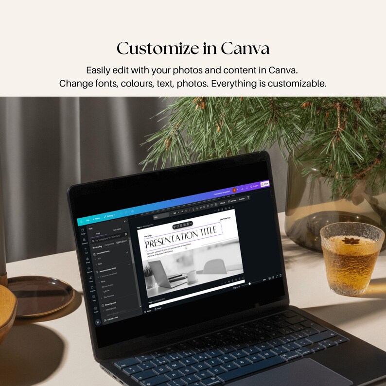 Pitch Deck Business Canva Template, Presentation Canva Template, Slide ...