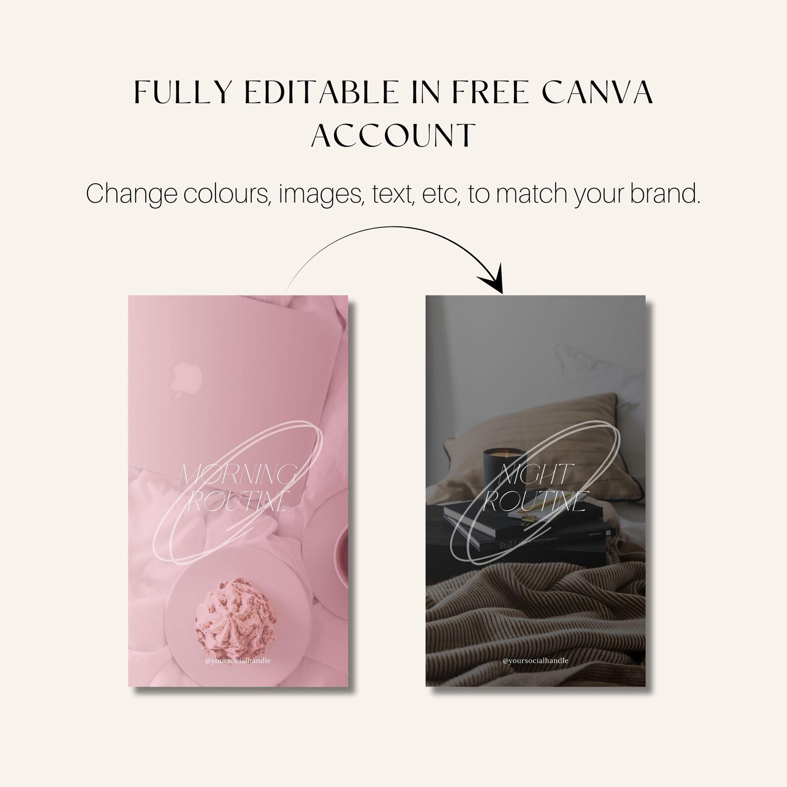 20 Pink Instagram Reel Cover Canva Templates, Done for You Reel Covers ...