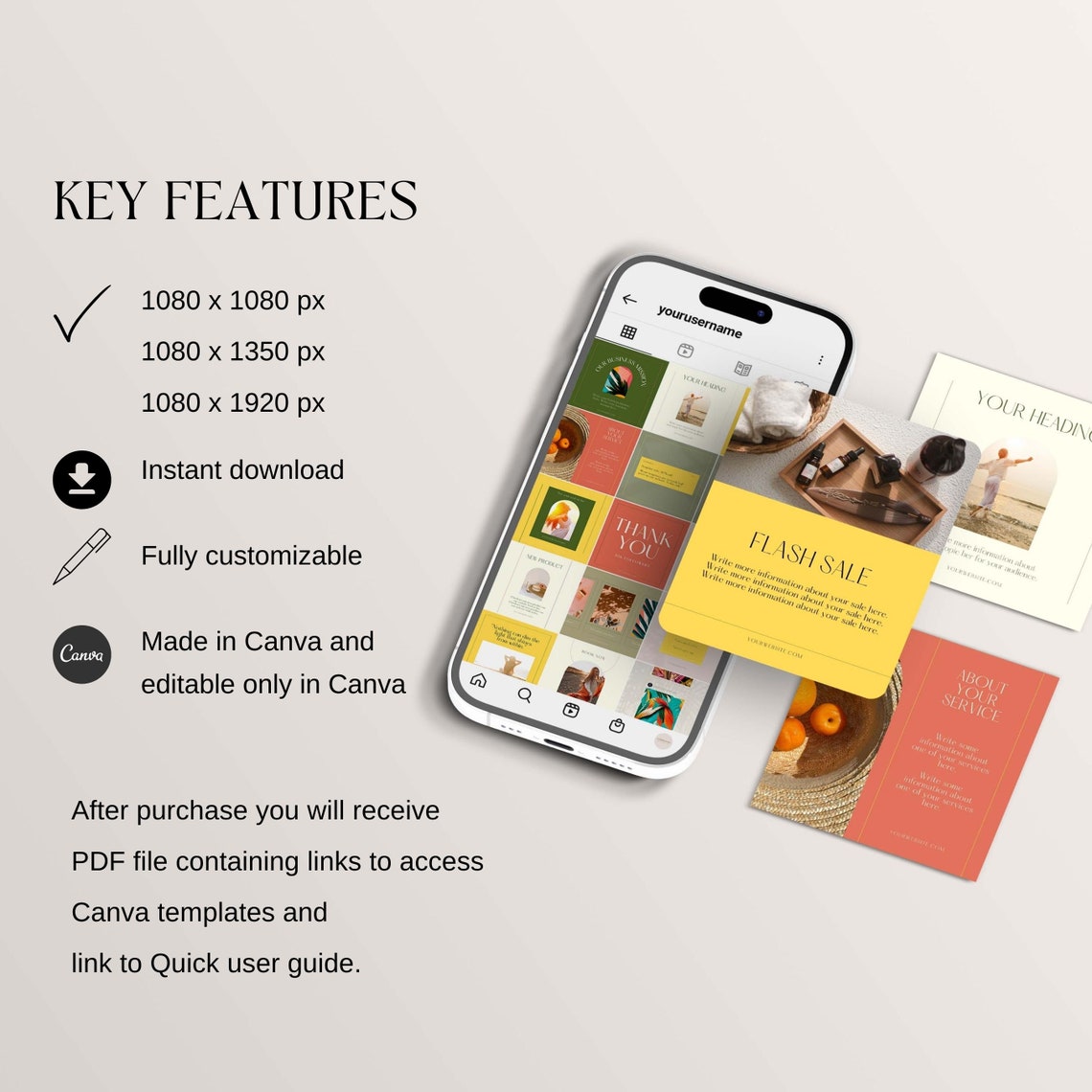 Colorful Instagram Posts Templates, Instagram Story Templates, Vibrant ...