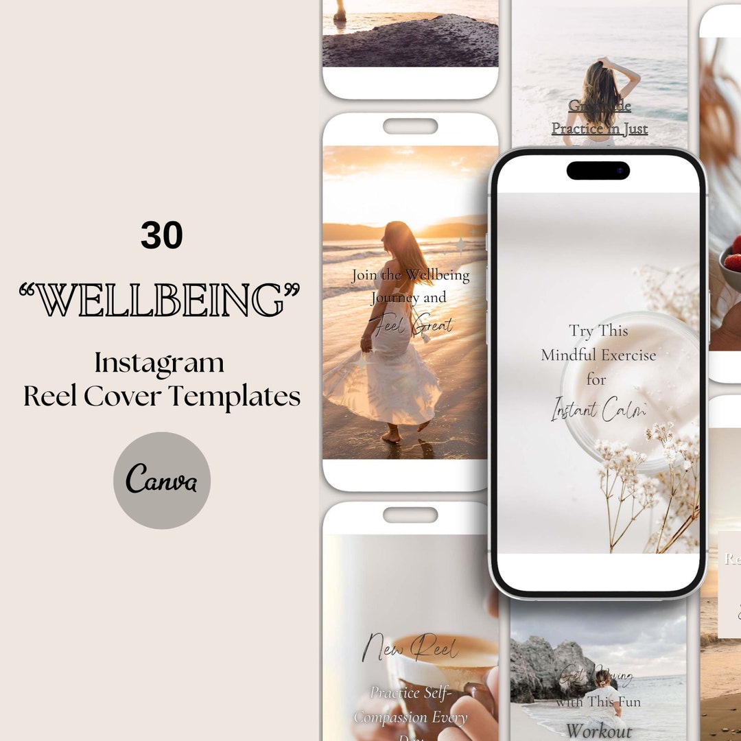 Instagram Reel Cover Templates, Spiritual Coaches Template, Health and ...