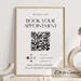 Small Business Sign Canva Template Editable Scan to Book, Printable ...