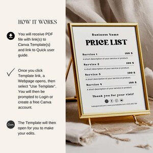 Editable Social Media Signs Canva Templates, Customizable Business Sign ...