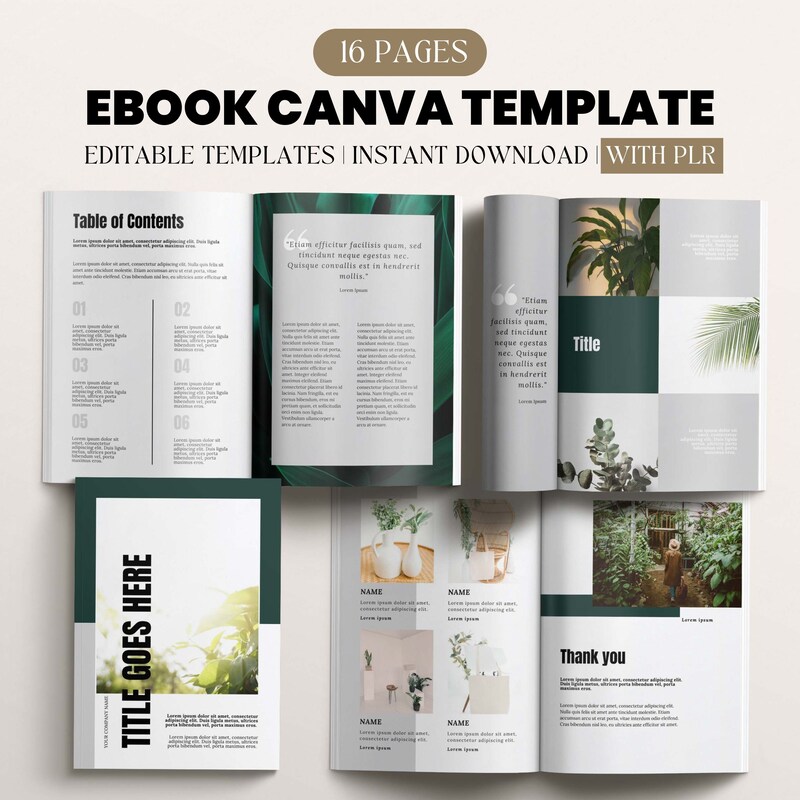 Instagram Magazine Template - Etsy