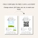 Editable Small Business Sign Bundle, Price List, Scan to Pay, Printable ...