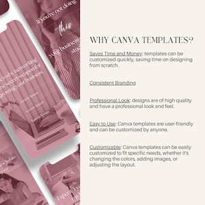 40 Pink Business Instagram Reel Templates, Canva Video Reels, How to ...