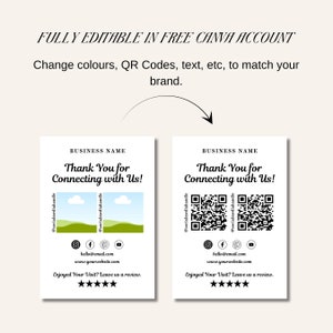 Social Media QR Code Sign Template, Follow Us on Social Media, Small ...