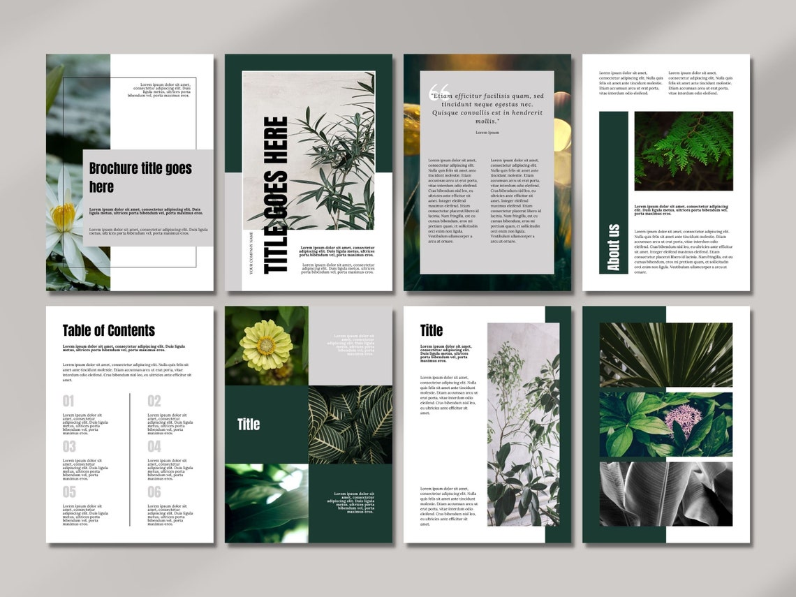 Canva Template Ebook Magazine Template: Create Stunning - Etsy