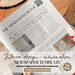Newspaper Canva Template, Newspaper Printable, Interior Design ...