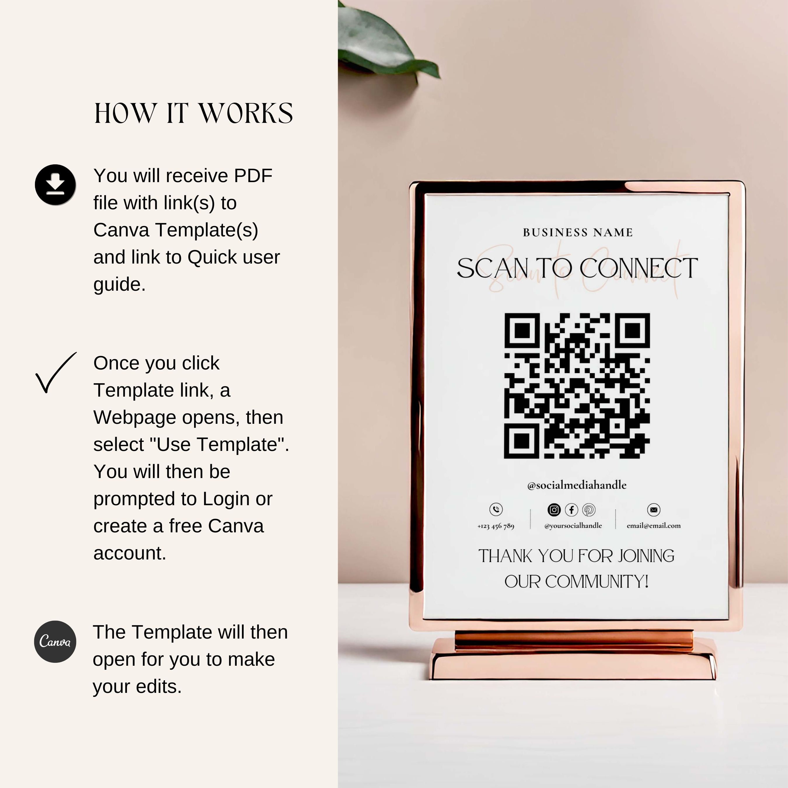 Small Business Sign Bundle Templates, Price List, Scan to Pay ...