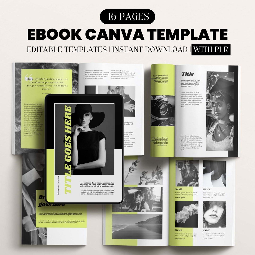 Brochure Canva Template PLR, Ebook Digital Download, Coaching Handbook ...