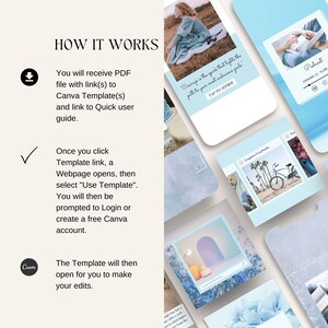 80 Blue Instagram Posts Bundle, Instagram Story Templates, Elegant ...