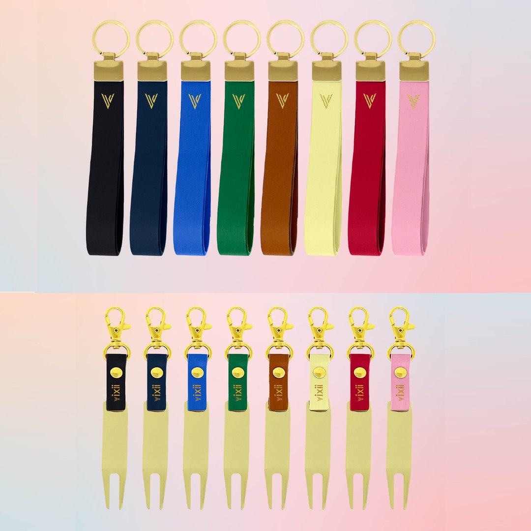 Luxury Genuine Calfskin Leather Keychain & Divot Tool SE free ...