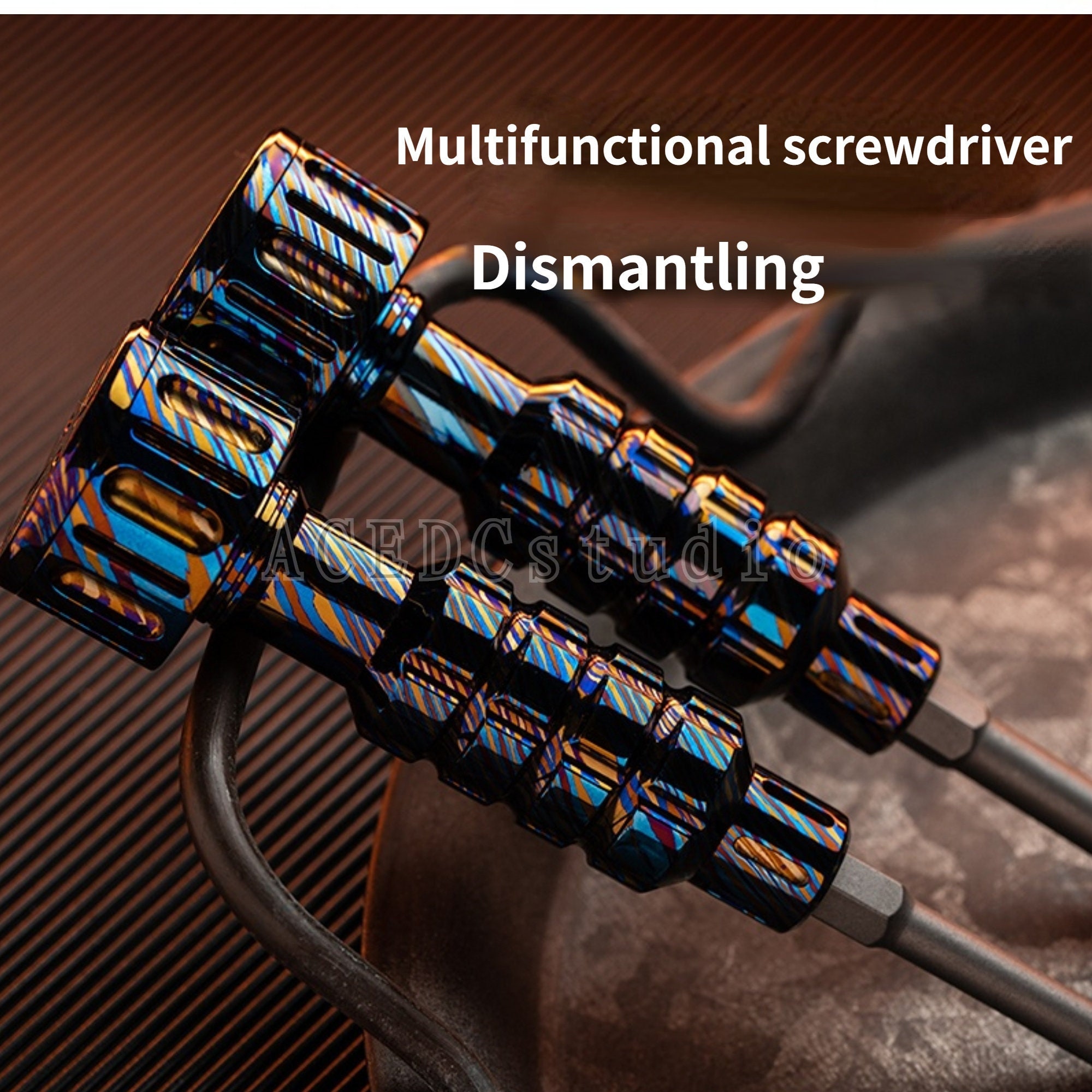 EDC Fidget Multifunctional Screwdriver Metal Dismantling Spinner Toy ...