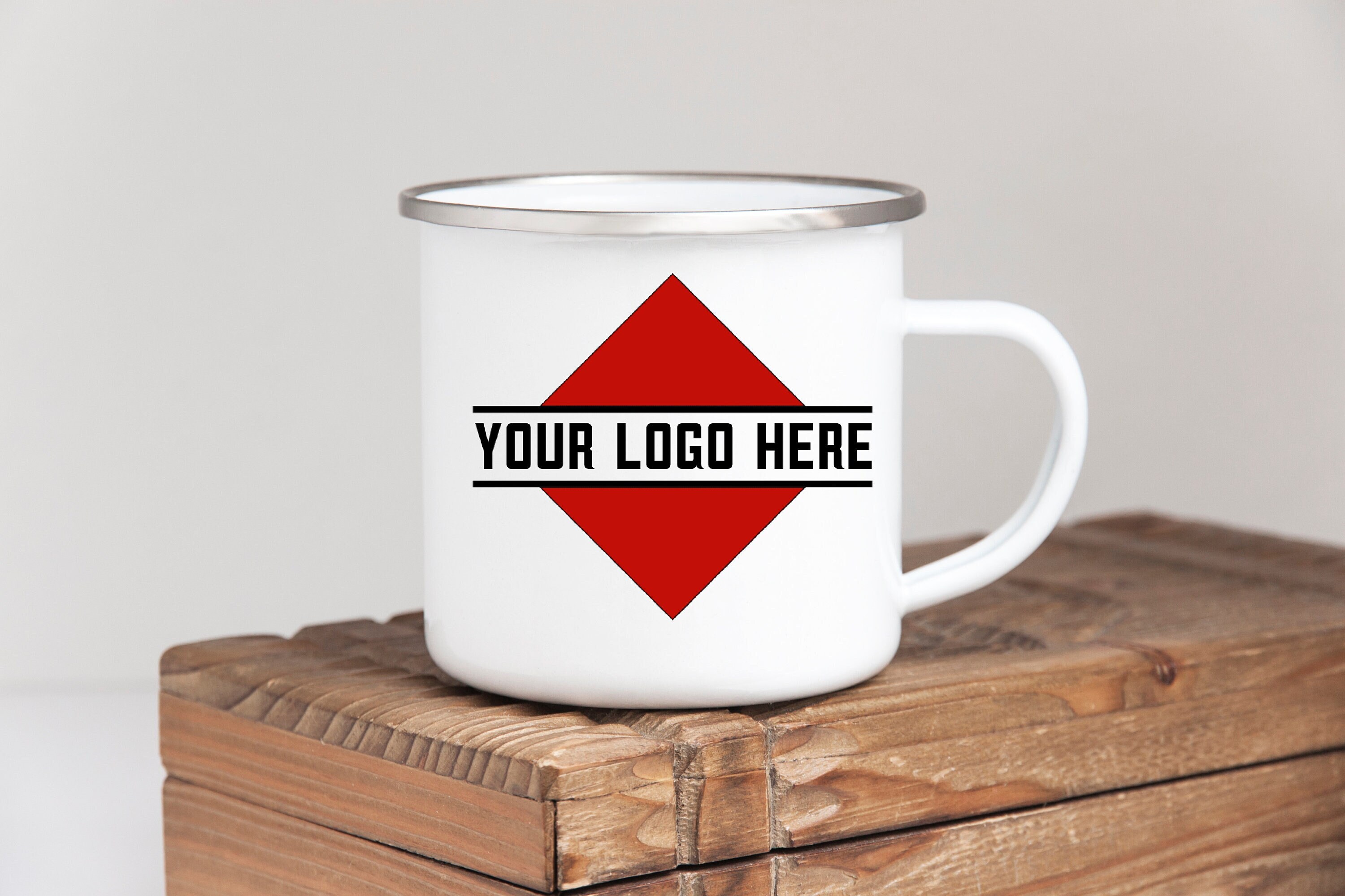 Personalized Logo Campfire Mug, Custom Stainless Steel Mug, Custom Camp ...