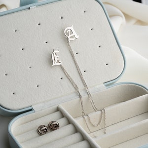 Personalized Old English Initial Letter Jacket Collar Pin - Etsy