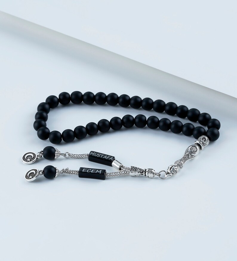 Personalized Islamic Prayers 33 Beads Tasbih Custom Amber - Etsy