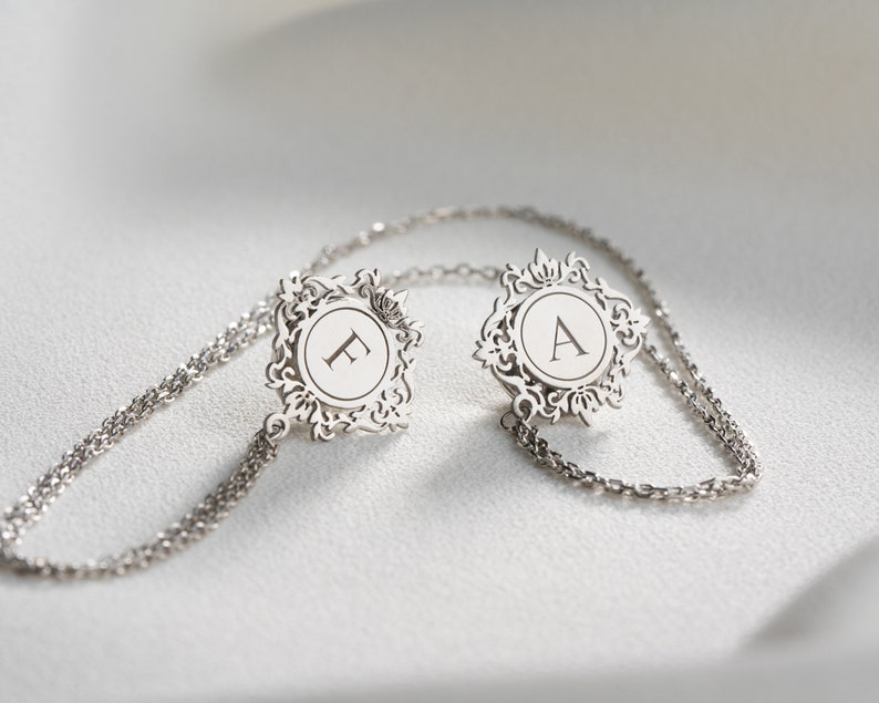 Unique Initial Letters Broach Collar Pin Personalized Jacket - Etsy