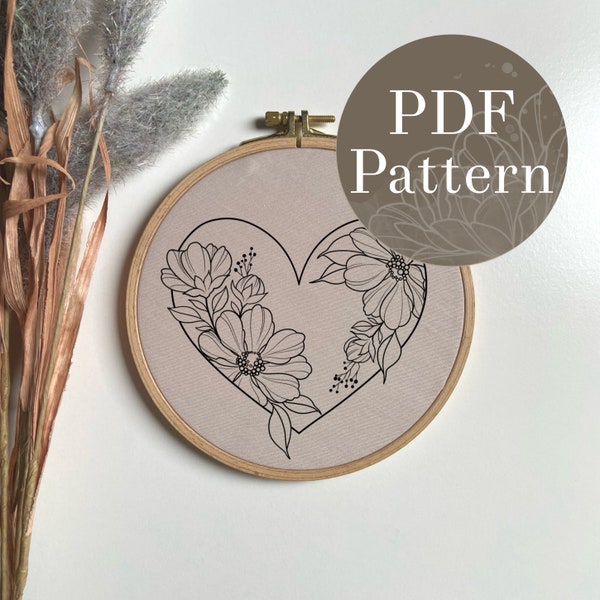 Flower Heart Wreath - Etsy