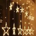 Led Star Curtain Light, Star Curtain Lights LED String Lights, Twinkle ...