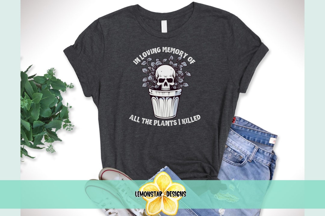 In Loving Memory Plants Original Hand Drawn Design, Gifts for Gardeners ...